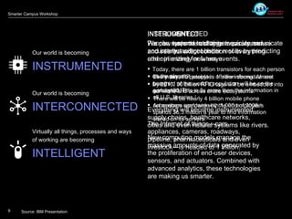 Smarter campus workshop Part I - Amit Sinha and Heidi Riley - Smarter ...