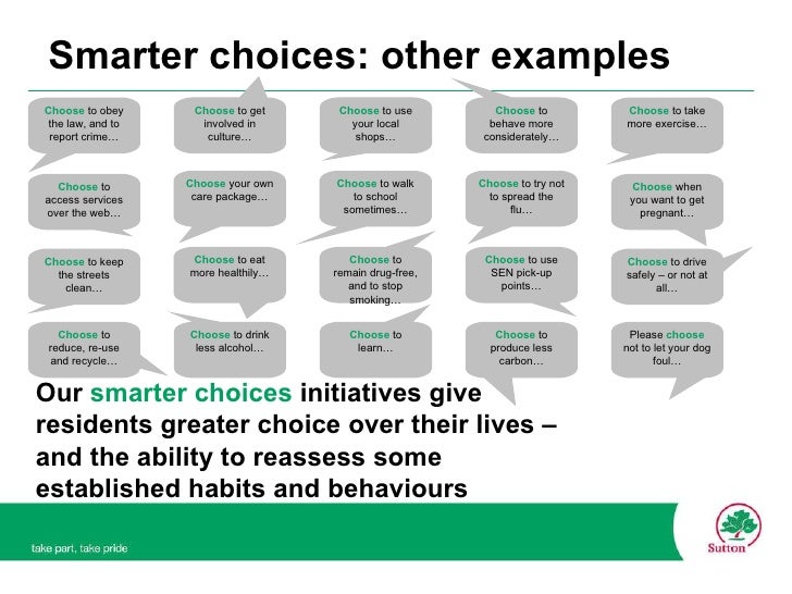 Smarter Choices