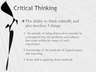 Smarter decision making and critical thinking (2) | PPTX