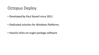 Smarter deployments with octopus deploy | PPTX