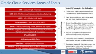 SmartERP Cloud Services Overview - Oracle Cloud, NetSuite and BI_2019 ...