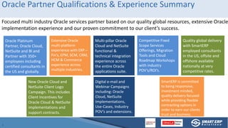 SmartERP Cloud Services Overview - Oracle Cloud, NetSuite and BI_2019 ...