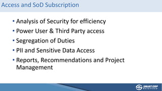 Segregation of Duties and Sensitive Access as a Service | PPT