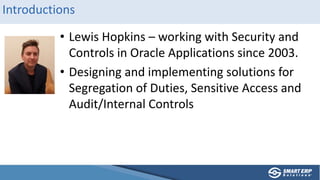 Segregation of Duties and Sensitive Access as a Service | PPT