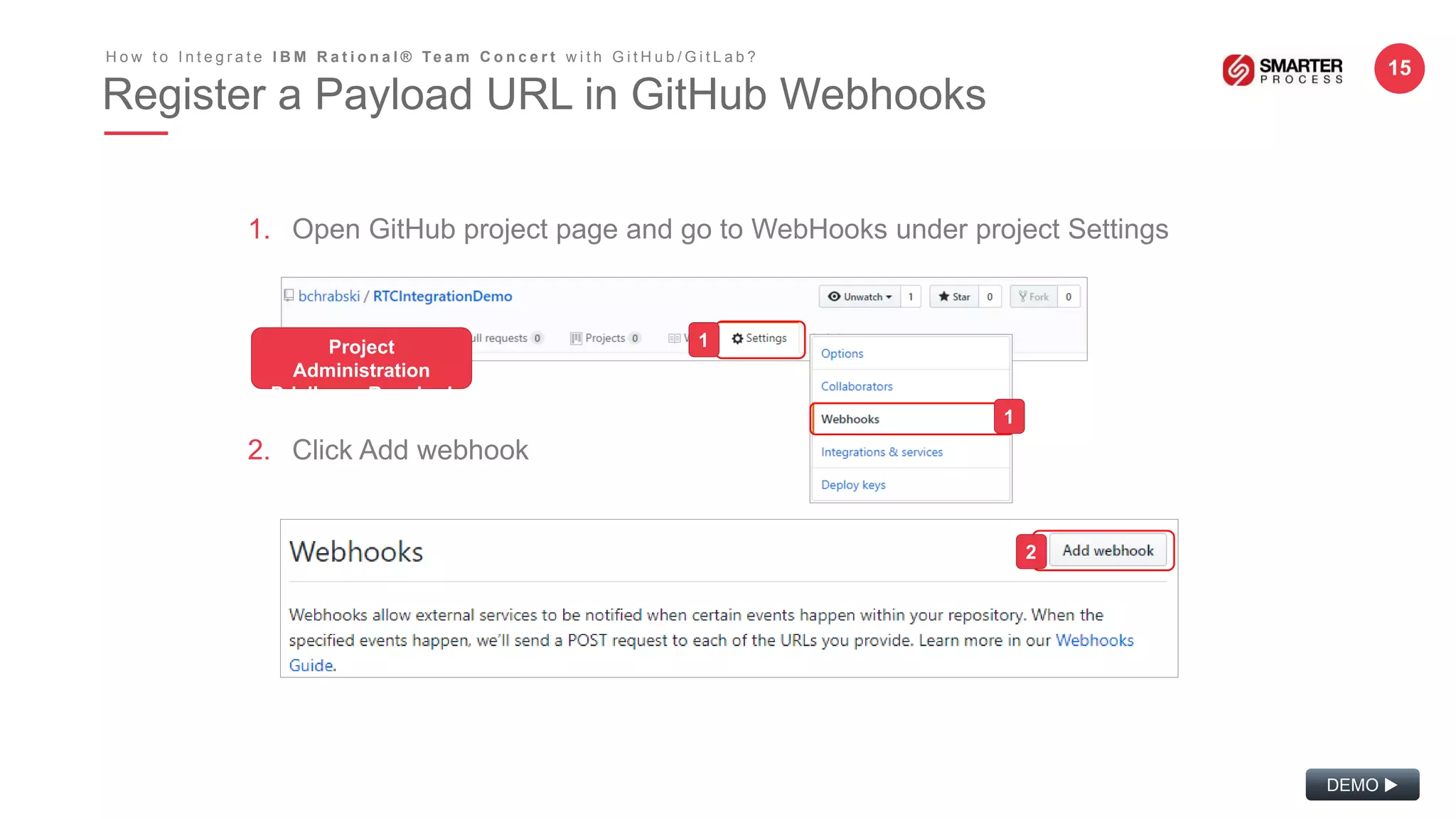 IBM Agile Engineering Summit 18: How to Integrate IBM Rational® Team Concert with GitHub/GitLab ...
