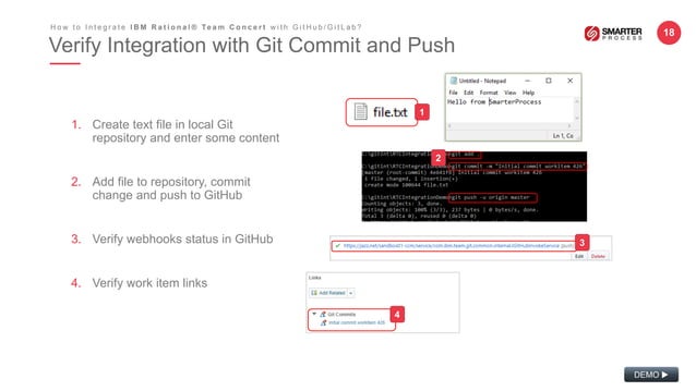 IBM Agile Engineering Summit 18: How to Integrate IBM Rational® Team Concert with GitHub/GitLab ...