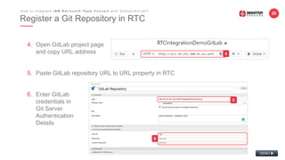 IBM Agile Engineering Summit 18: How to Integrate IBM Rational® Team Concert with GitHub/GitLab ...