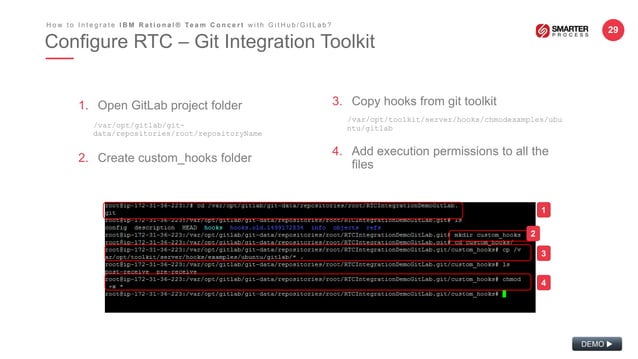 IBM Agile Engineering Summit 18: How to Integrate IBM Rational® Team Concert with GitHub/GitLab ...