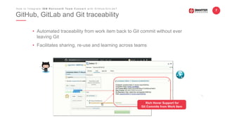 IBM Agile Engineering Summit 18: How to Integrate IBM Rational® Team Concert with GitHub/GitLab ...