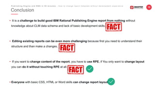 IBM Agile Engineering Summit 18: IBM Rational Publishing Engine and DNG ...