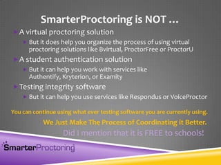 SmarterProctoring slides 3 27-2014 | PPT
