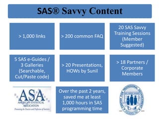 Smarter SAS searches with SAS Savvy | PPT