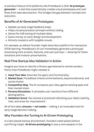 Smarter Startup Decisions: The Rise of AI-Powered Validation | PDF