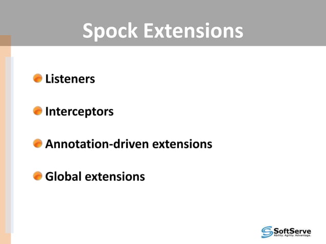 Smarter Testing With Spock | PPTX