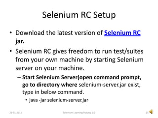 Smarter ways to do selenium automation @ work, Selenium, automation | PPTX