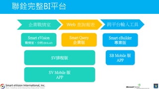 商業智慧工具：Smart eVision HTML5 | PPT