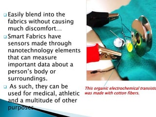 Smart fabrics technology for next generation (1) | PPTX