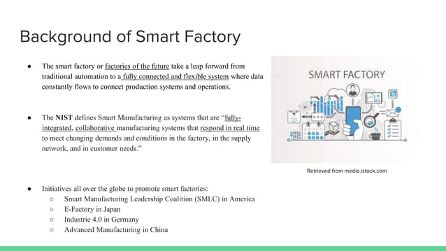 Smart factory Presentation | PPTX | Manufacturing Industry | Industries