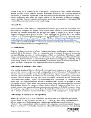 Smart Factory Report | PDF