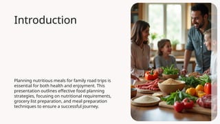 Smart Family Road Trip Food Planning | PPTX