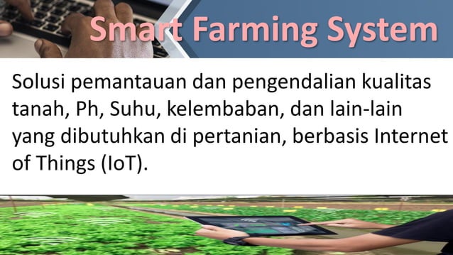 Smart Farming System Using Microcontroller and IoT | PPT | Free Download