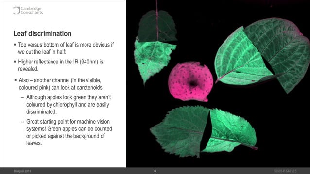 Beyond the visible - real time crop monitoring at real world speeds | PPT