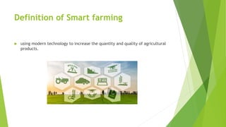 Smart farming ppt. | PPTX