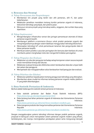 Smart Farming Proposal - Indonesia Technologi - Deddy Ratnanto | PDF