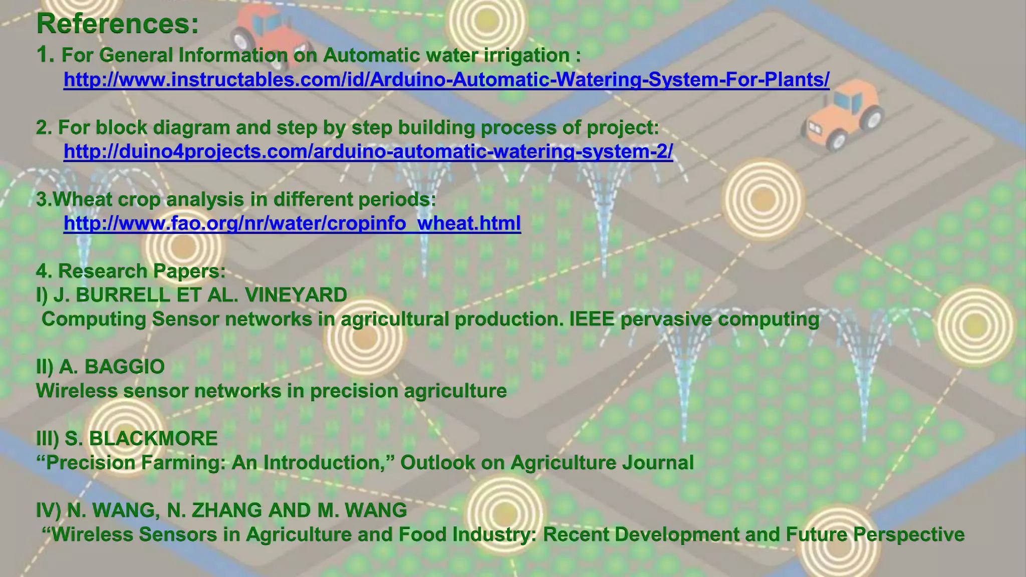 Smart farming using ARDUINO (Nirma University) | PPTX