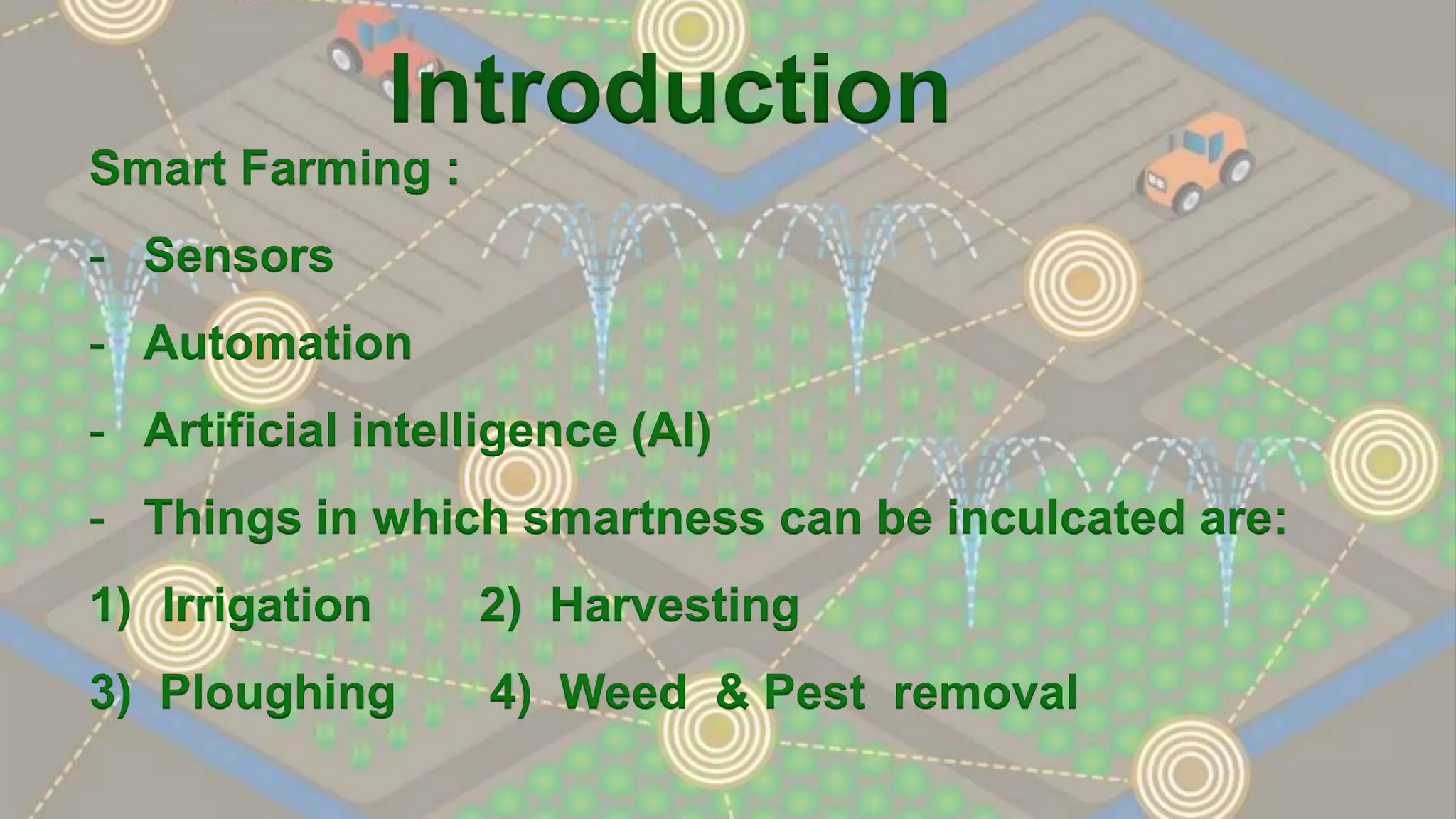 Smart farming using ARDUINO (Nirma University) | PPTX
