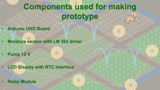 Smart farming using ARDUINO (Nirma University) | PPTX