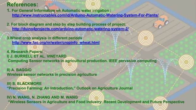 Smart farming using ARDUINO (Nirma University) | PPTX