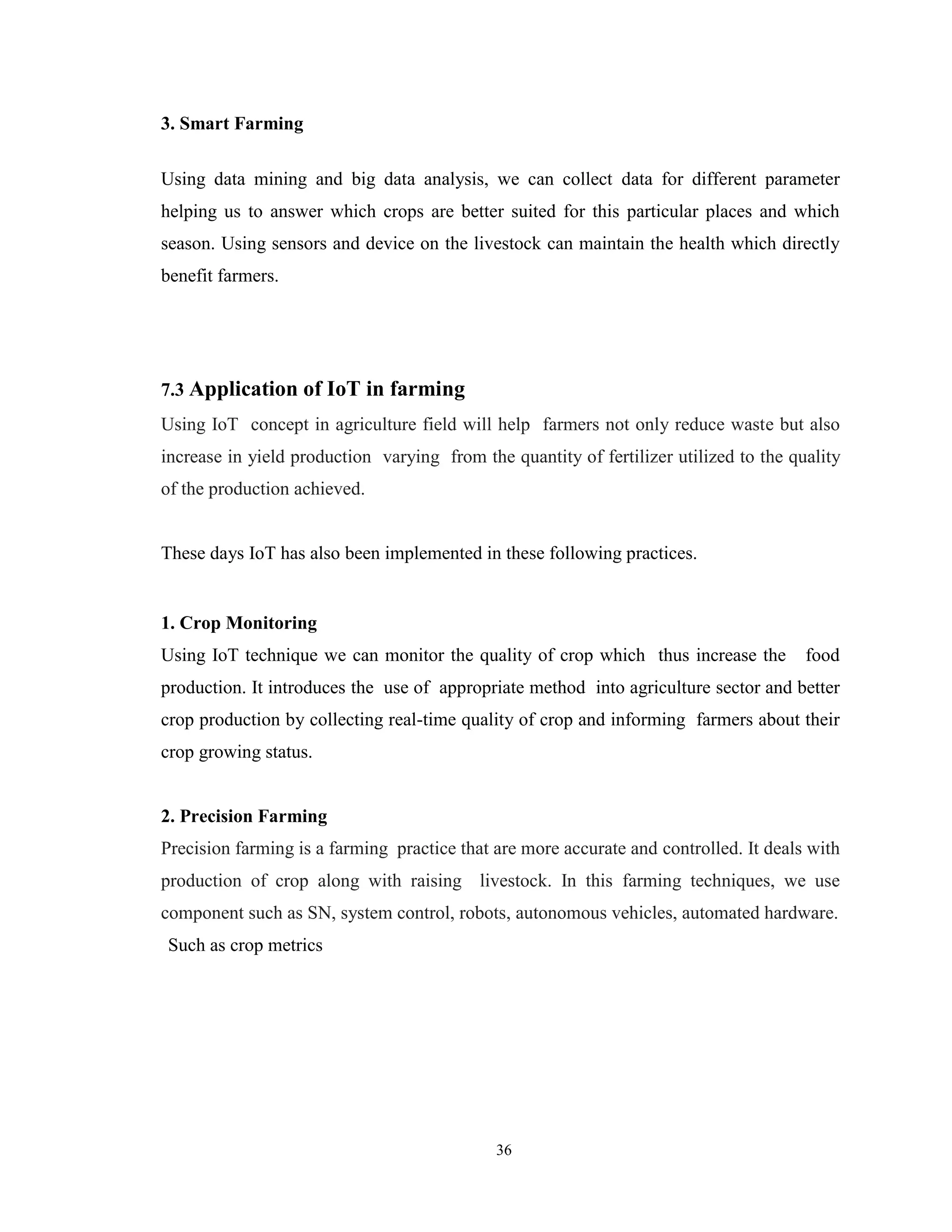 @Smart farming using io t | PDF