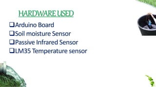 Smart farming using IOT | PPTX