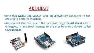 Smart farming using IOT | PPTX