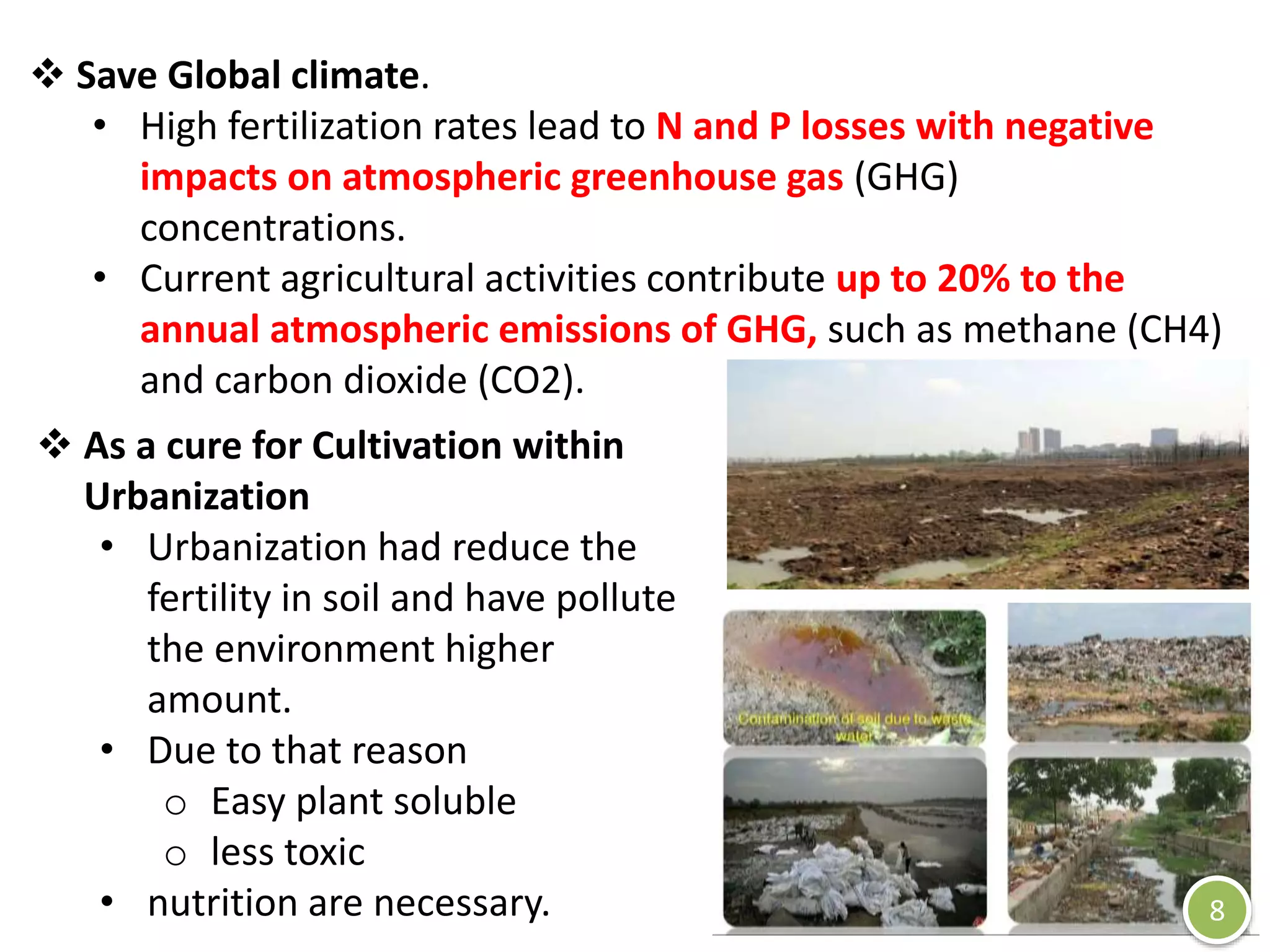 Smart fertilizers in sustainable agriculture | PPTX