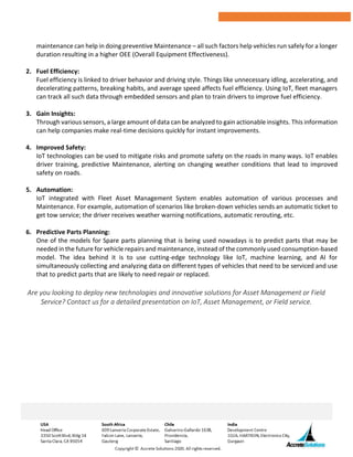 Smart Fleet Management with IoT | PDF