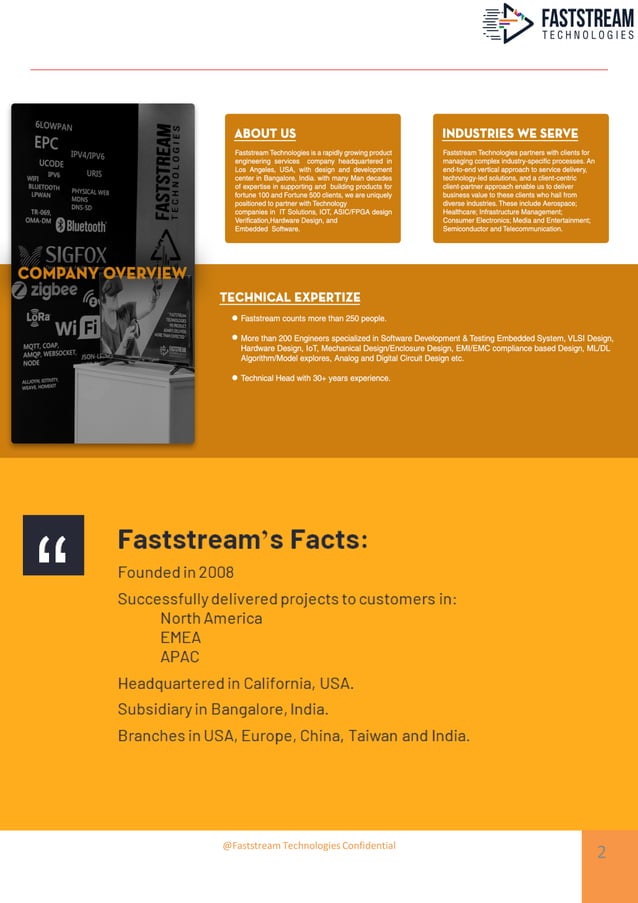Smart fleet management solutions -Faststream Technologies | PDF