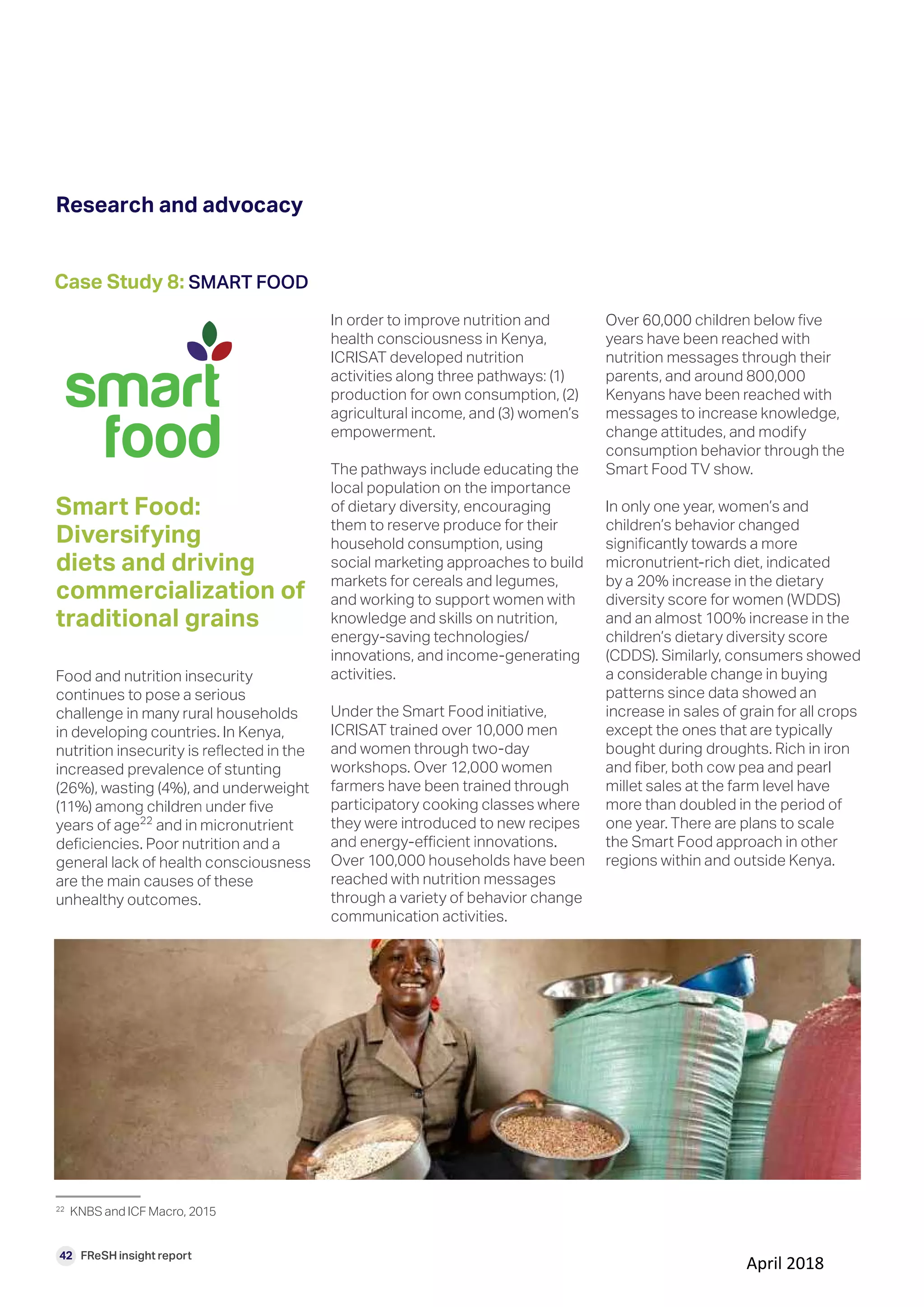 Smart Food: Diversifying diets and driving commercialization of ...