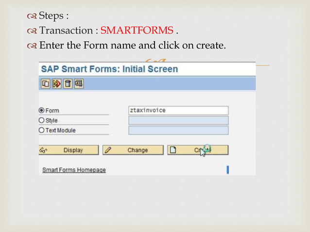 SAP Smart forms | PPTX | Desktop Publishing | Computer Software and Applications