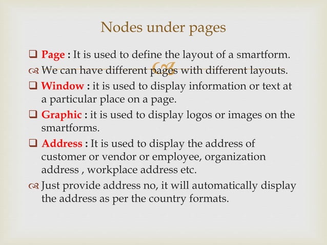 SAP Smart forms | PPTX | Desktop Publishing | Computer Software and Applications
