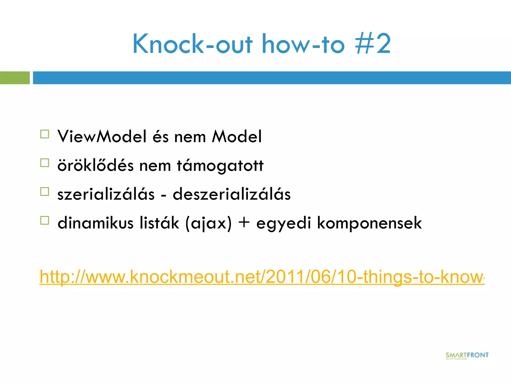 SMARTFRONT javascript meetup prez | PPT