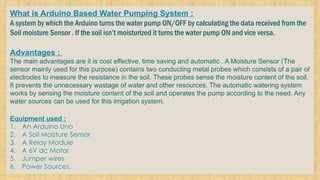 how to build a smart irrigation system with arduino uno | PPTX ...