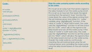 how to build a smart irrigation system with arduino uno | PPTX ...