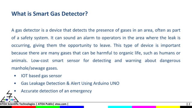Smart gas detector | PDF | Technology & Computing