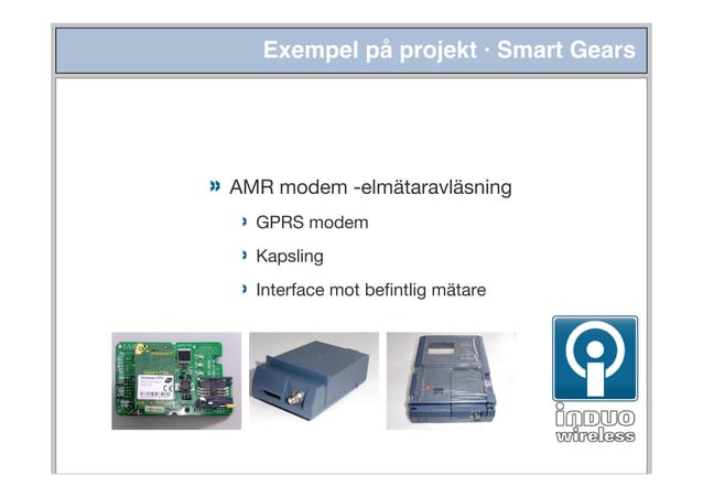 Smartgears OEM tillverkning av GPRS modem, EDGE router, AMR ...