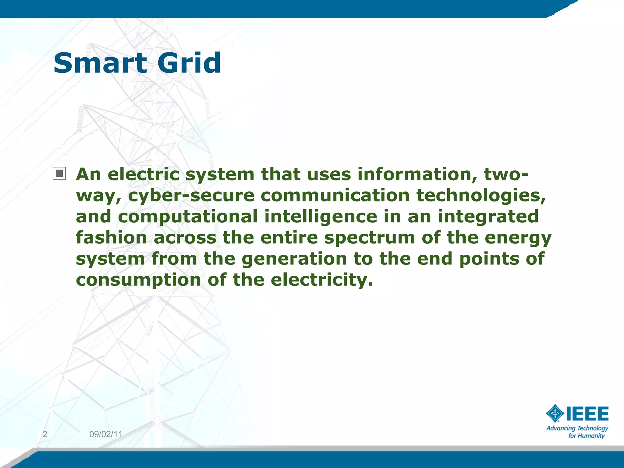 Smart Grid - IEEE Sudan | PPT