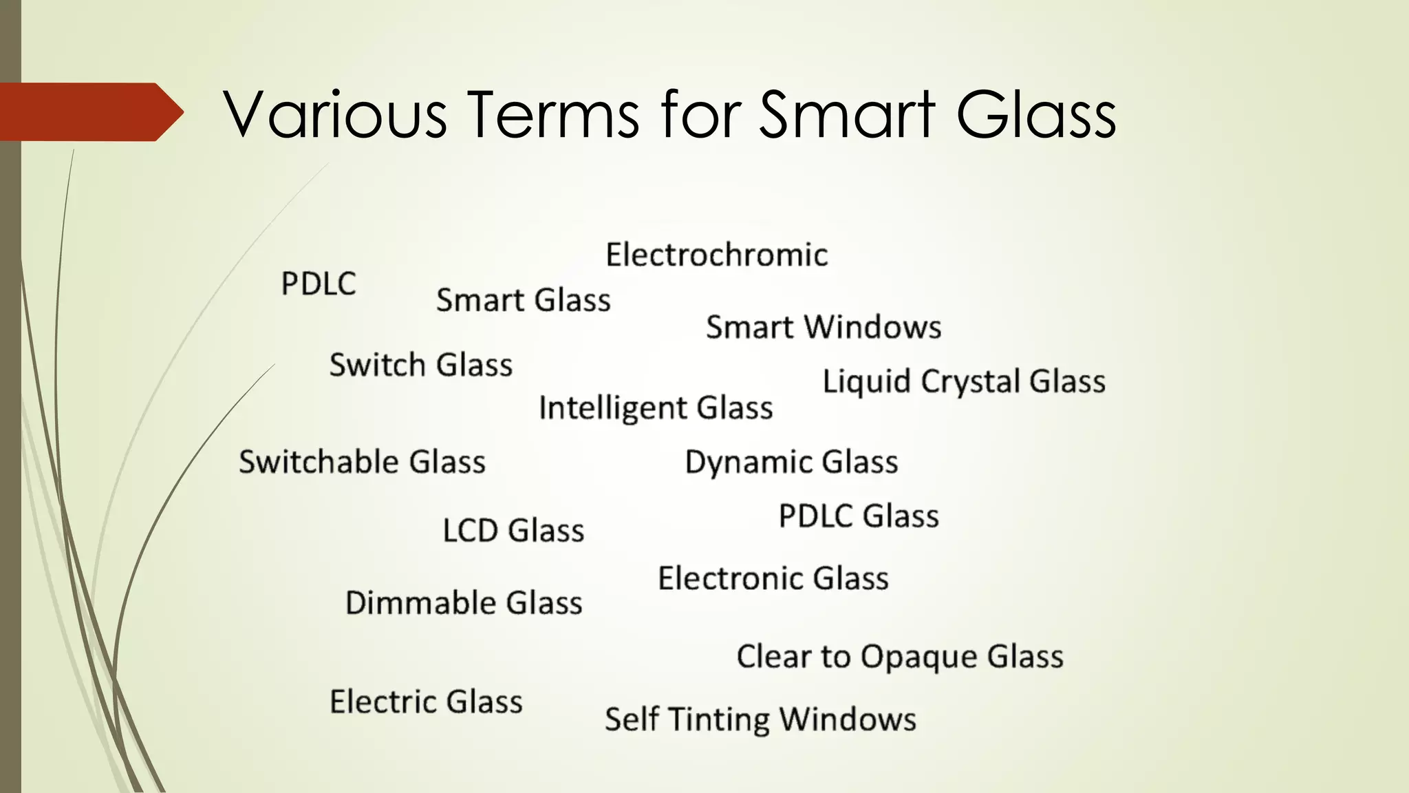 Electrchromic glass (Smart glass) | PPTX