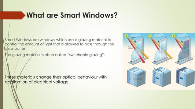 Electrchromic glass (Smart glass) | PPTX | Power and Energy Industry ...
