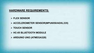 SMART GLOVES FOR.pptx